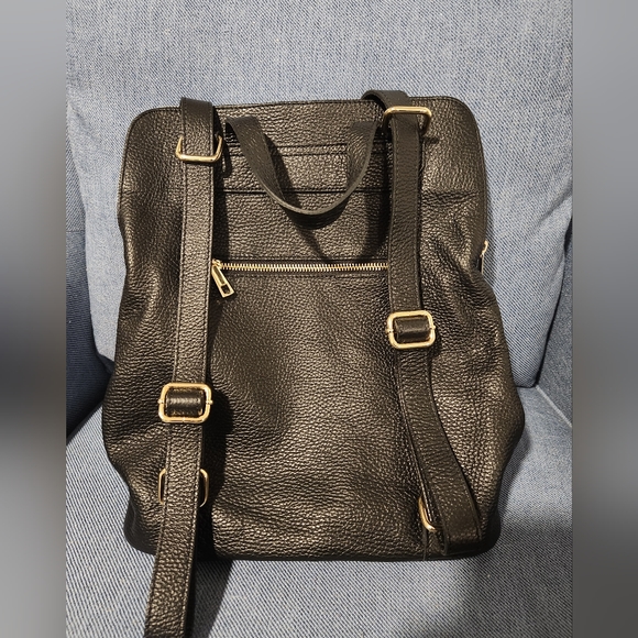 Firenze Unica! | Bags | Firenze Unica Pebbled Leather Backpack Purse | Poshmark